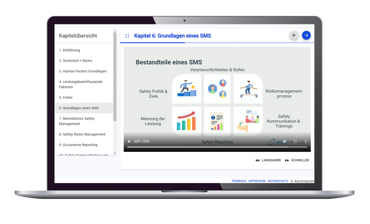 * Safety Management EASA Part CAMO Training ONLINE